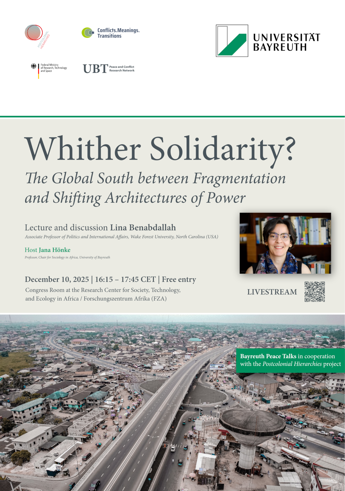 Vortrag von Lina Benabdallah: Whither Solidarity? The Global South ...
